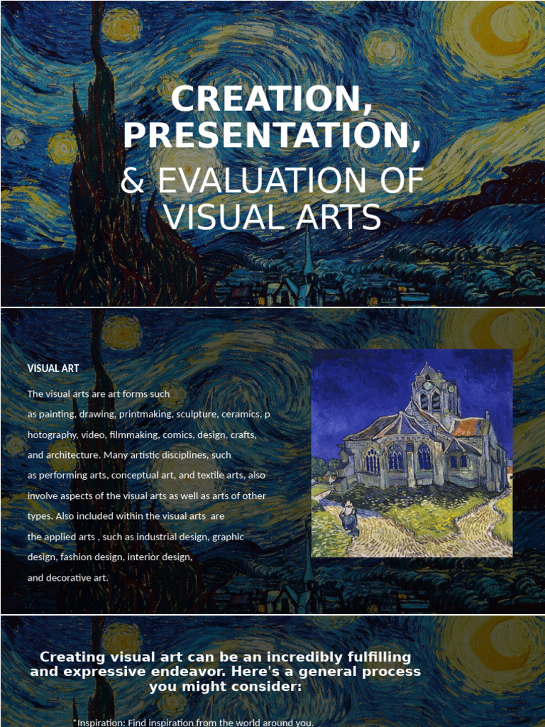 Creation Presentation | PDF | The Arts | Composition (Visual Arts)