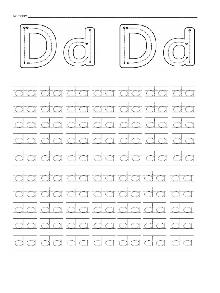 SILABAS CON D d (1) | PDF