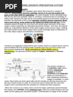 Marine Growth Prevention System Overview | PDF | Chlorine | Seawater
