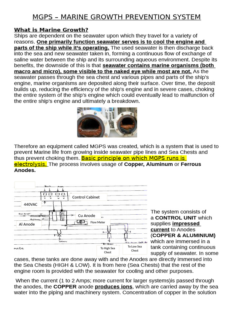 MGPS | PDF | Copper | Anode