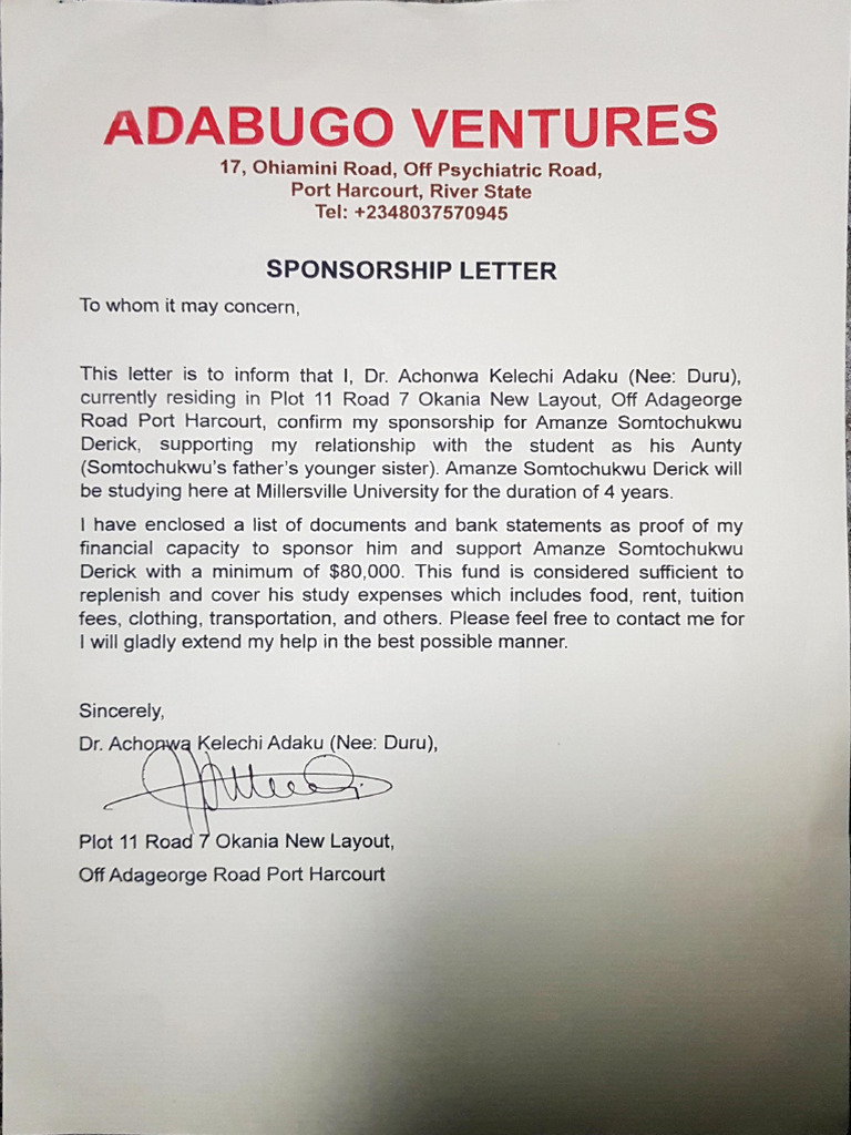 Adaugo Venture | PDF