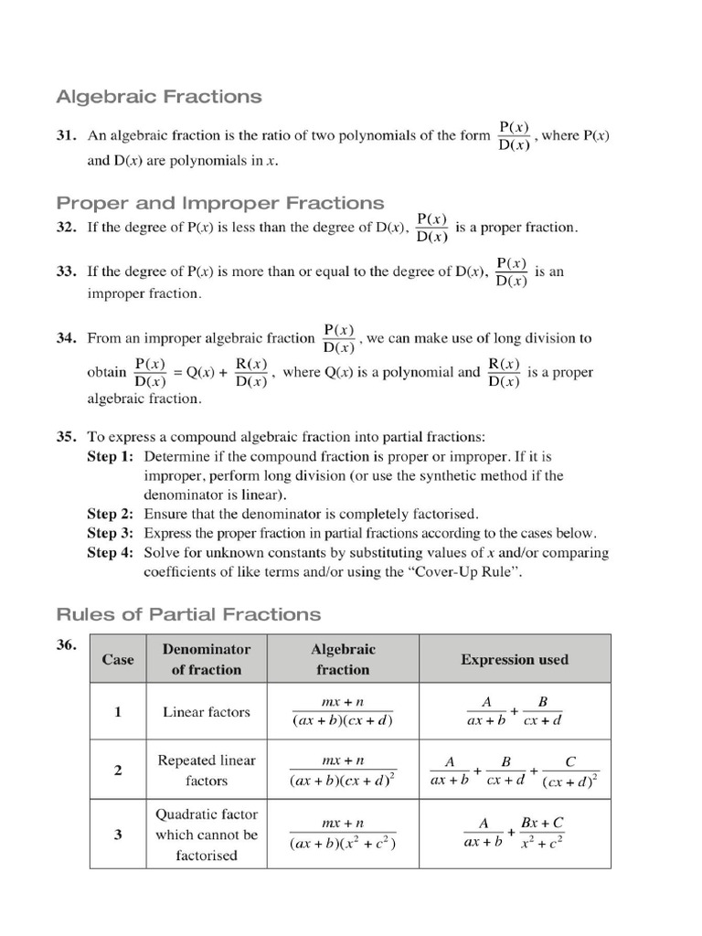 Partial Fraction p3 | PDF