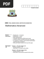 Maths JC Exam 2024 | PDF | Area | Shape