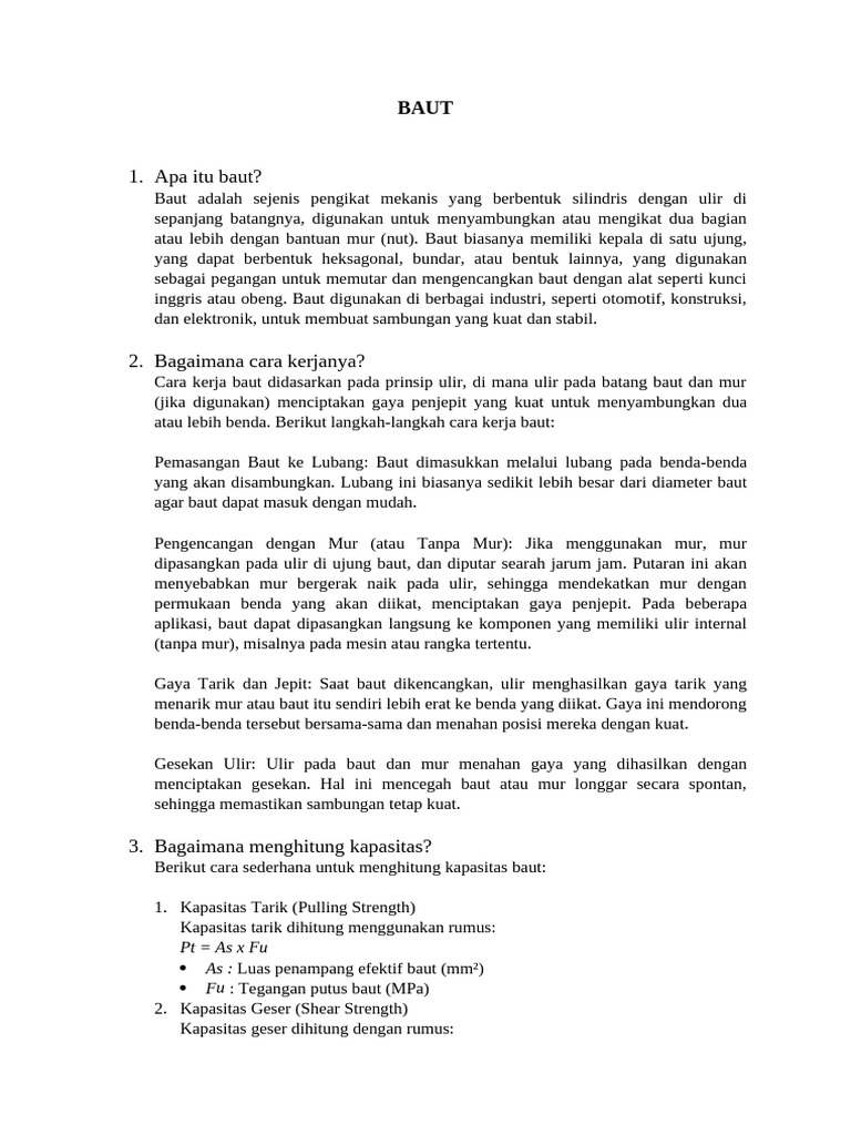 BAUT | PDF | Griya & Taman