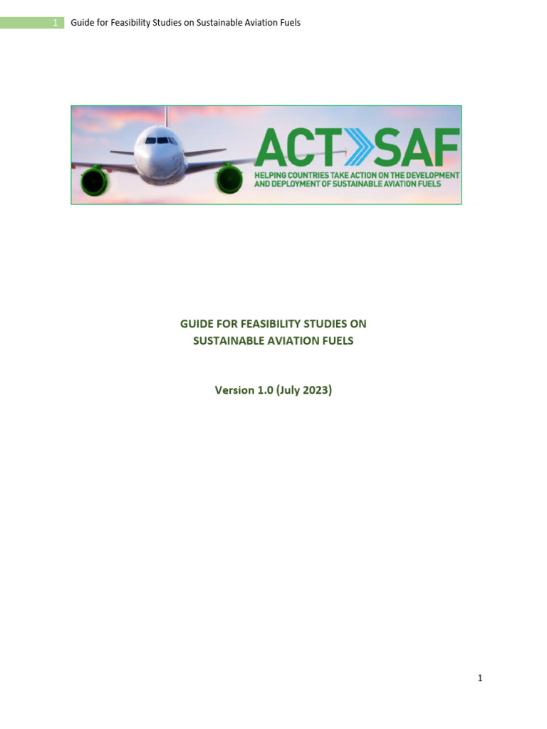 SAF Act | PDF | Life Cycle Assessment | Sustainability