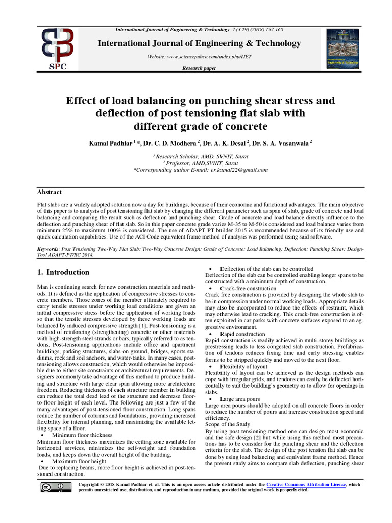 Effect - of - Load - Balancing - On - Punching - Shear !!!!!!!!! | PDF ...