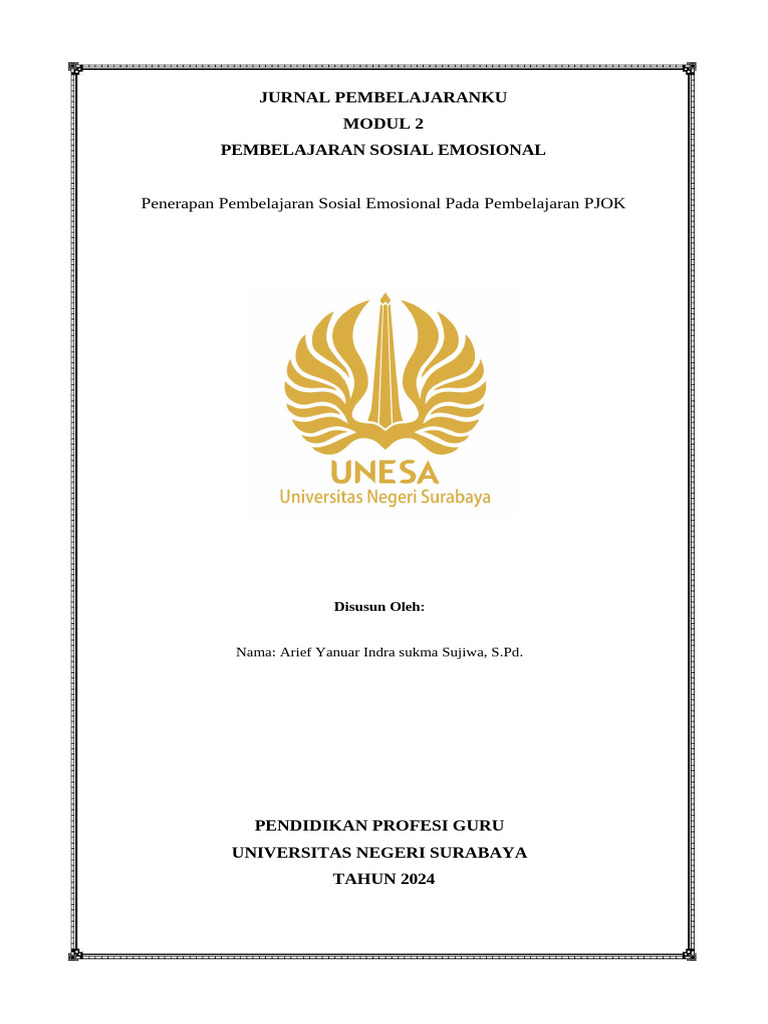 Jurnal Pembelajaran Modul 2 Topik Pse Ppg a.saifudi.z | PDF