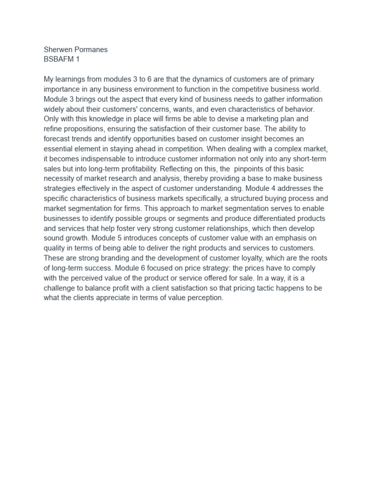 Customer Insights for Business Success | PDF