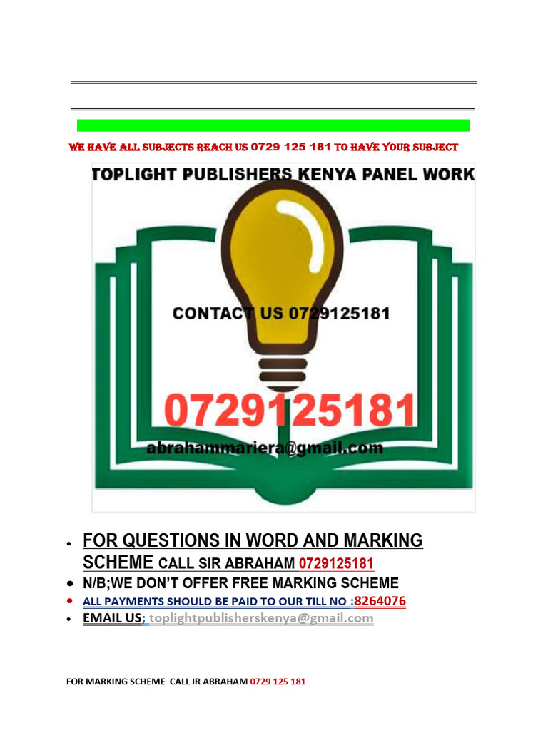 Business Pp1 2024 Top Rank Kcse Prediction Mock | PDF | Banks | Balance ...