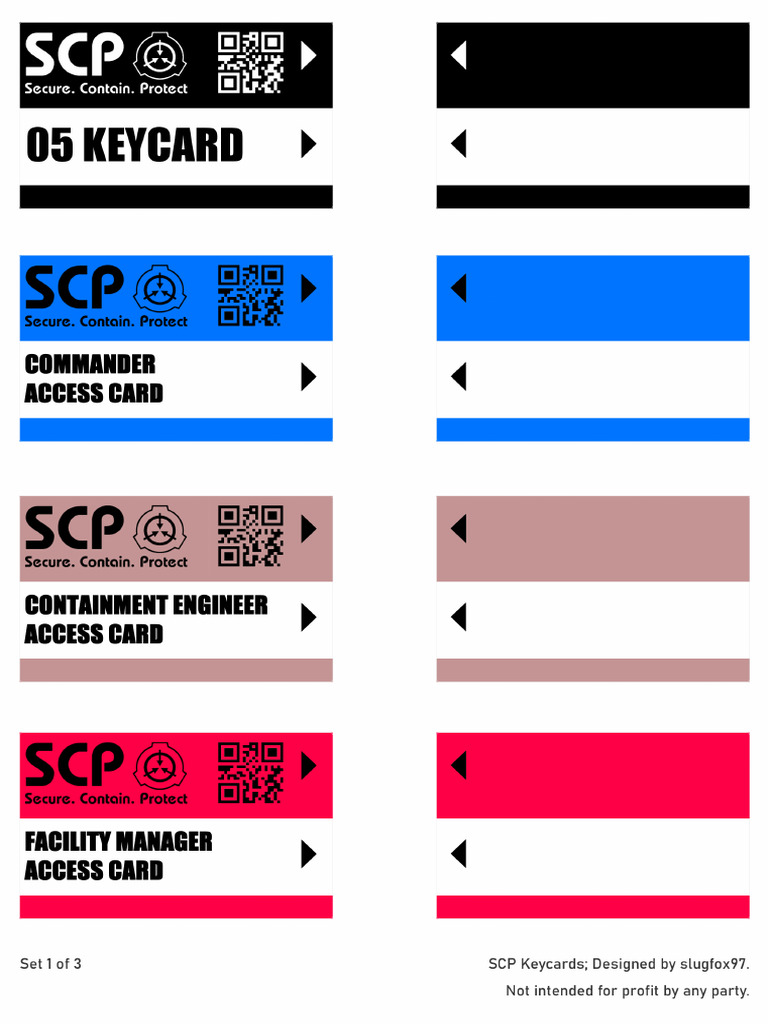 Guided SCP Keycards 2 | PDF