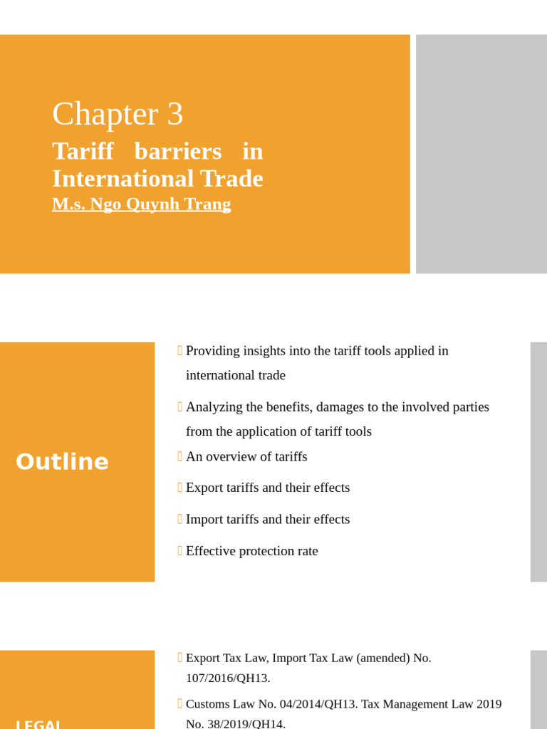 Chapter 3 - 1 | PDF | Taxes | Tariff