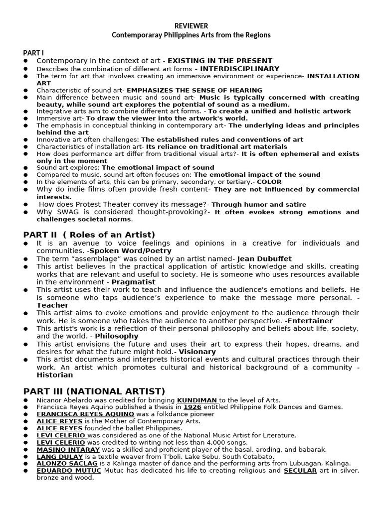 Reviewer 2 | PDF | Installation Art | The Arts