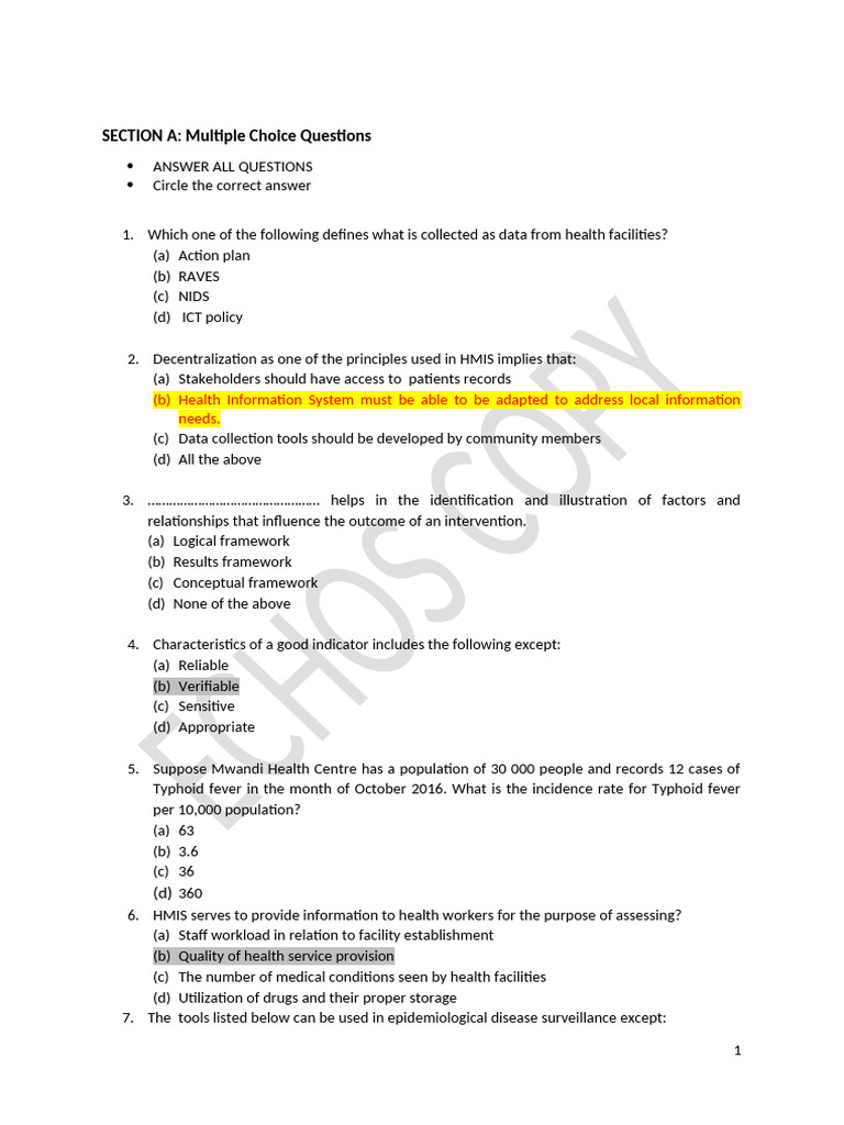 HMIS 322 Exam Questions | PDF | Information | Feedback