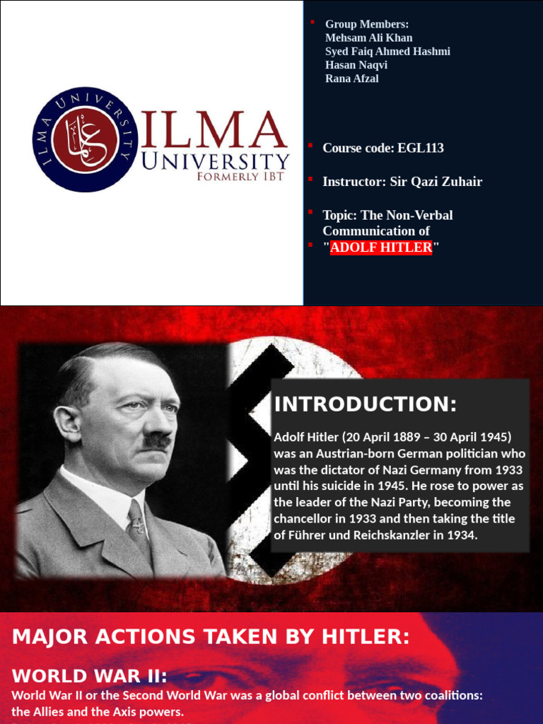 Adolf Hitler | PDF | Adolf Hitler | Body Language