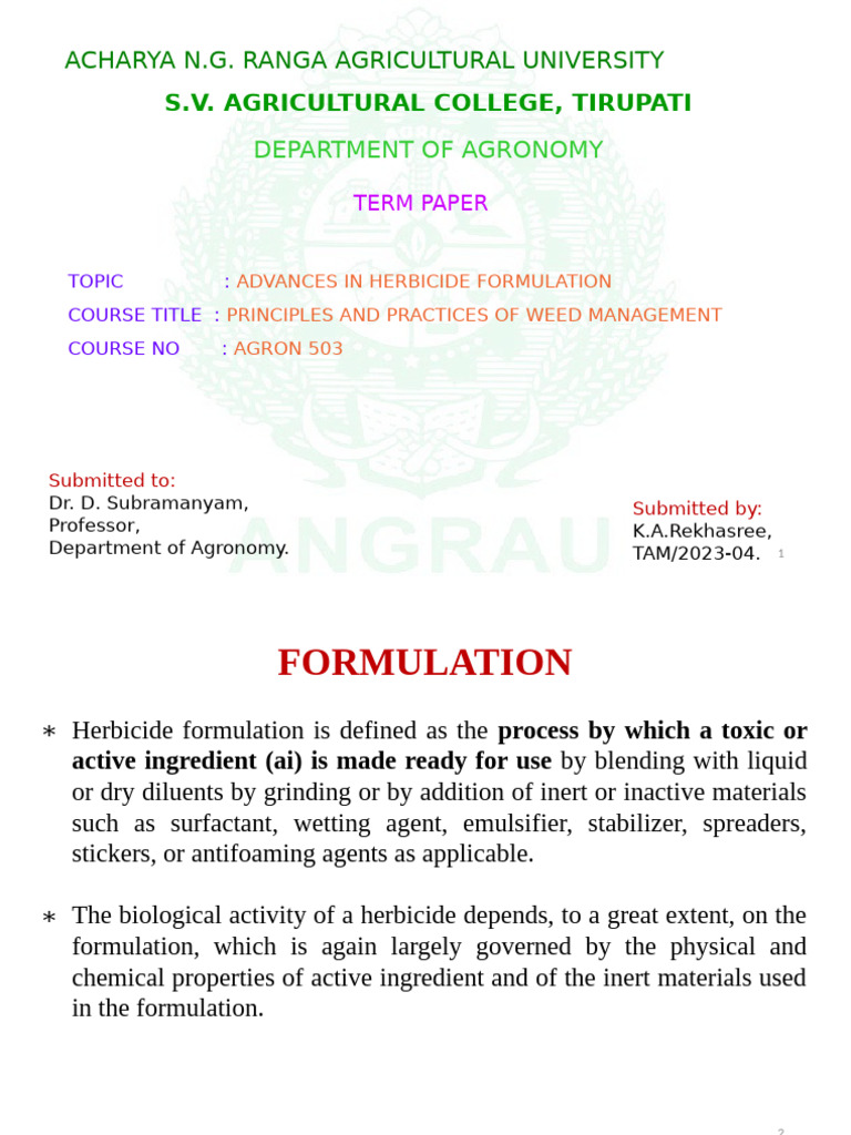 Rekha Sree | PDF | Suspension (Chemistry) | Solubility