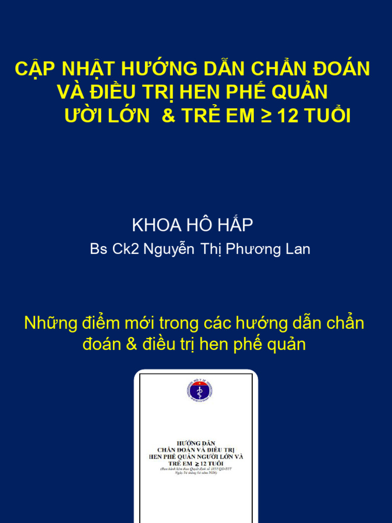 Slide Huong Dan Chua Doan Va Dieu Tri Hen - BYT 20 - 240425 - 095002 | PDF