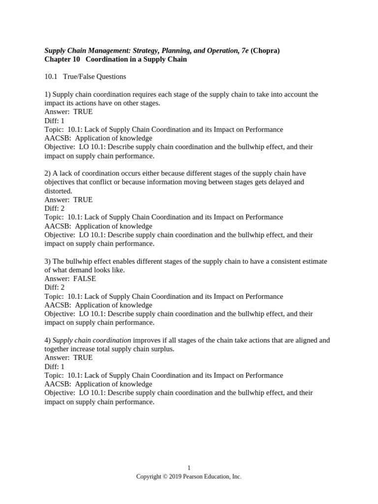 Chopra scm07 Tif 10 | PDF | Supply Chain | Inventory