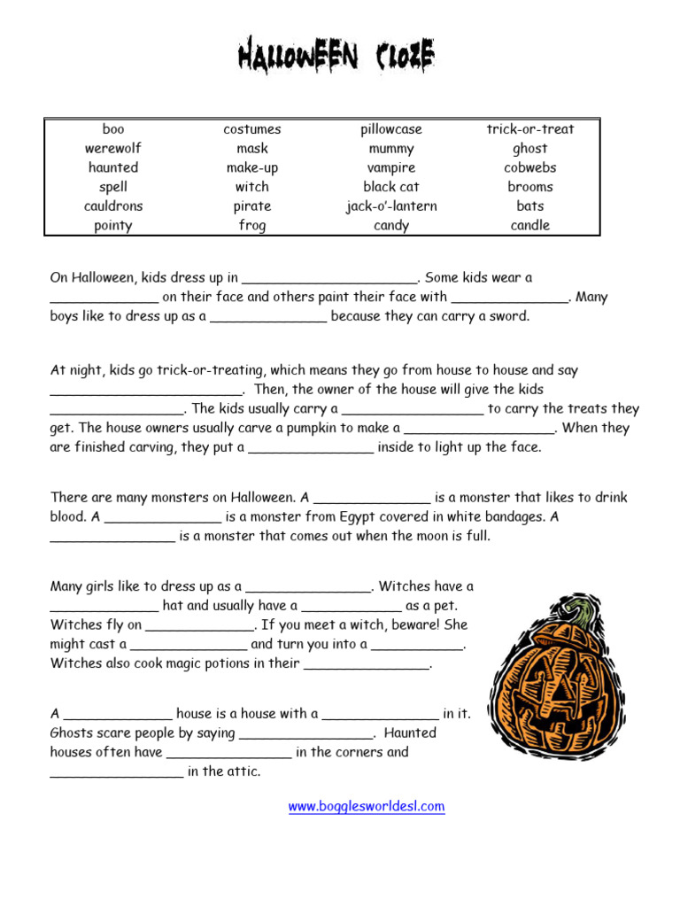 Halloween CloZe | PDF
