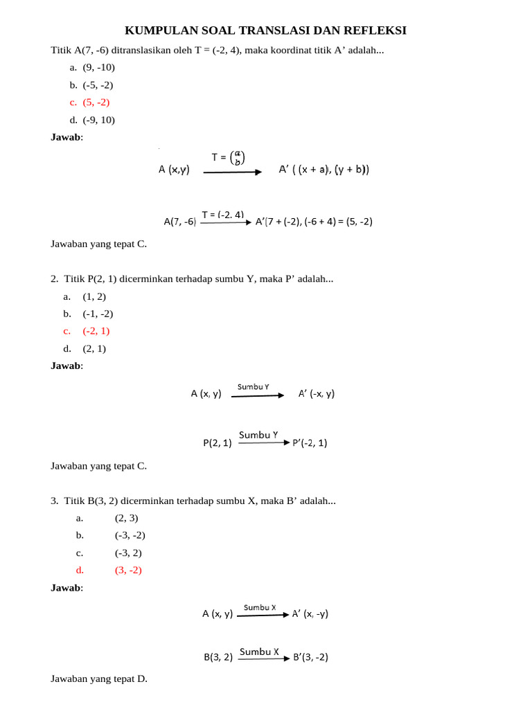 Soal Translasi | PDF