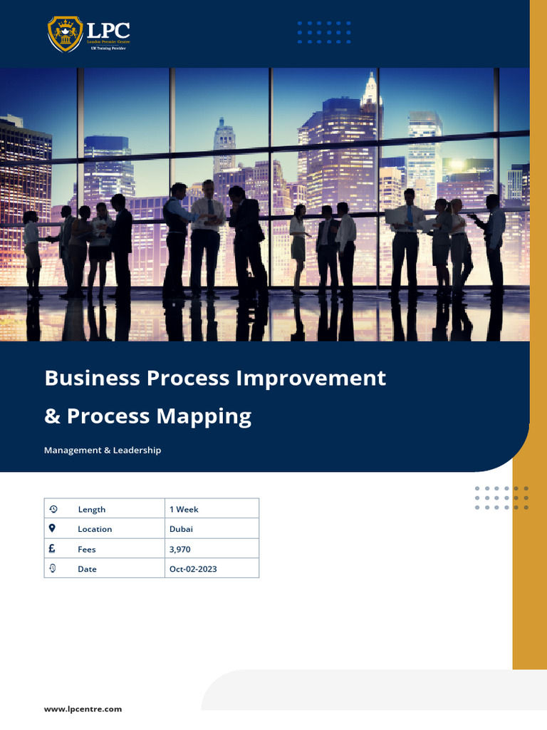 Business Process Improvement & Process Mapping | PDF | Business Process | Business