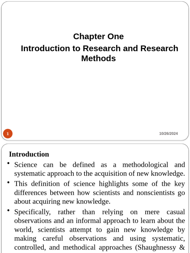 Chapter 1-Research Methodology | PDF | Methodology | Evaluation