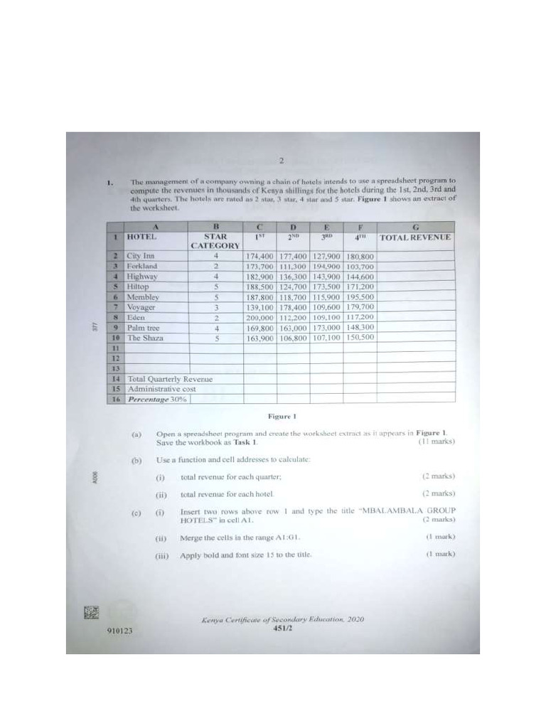 Computer Studies Prac | PDF