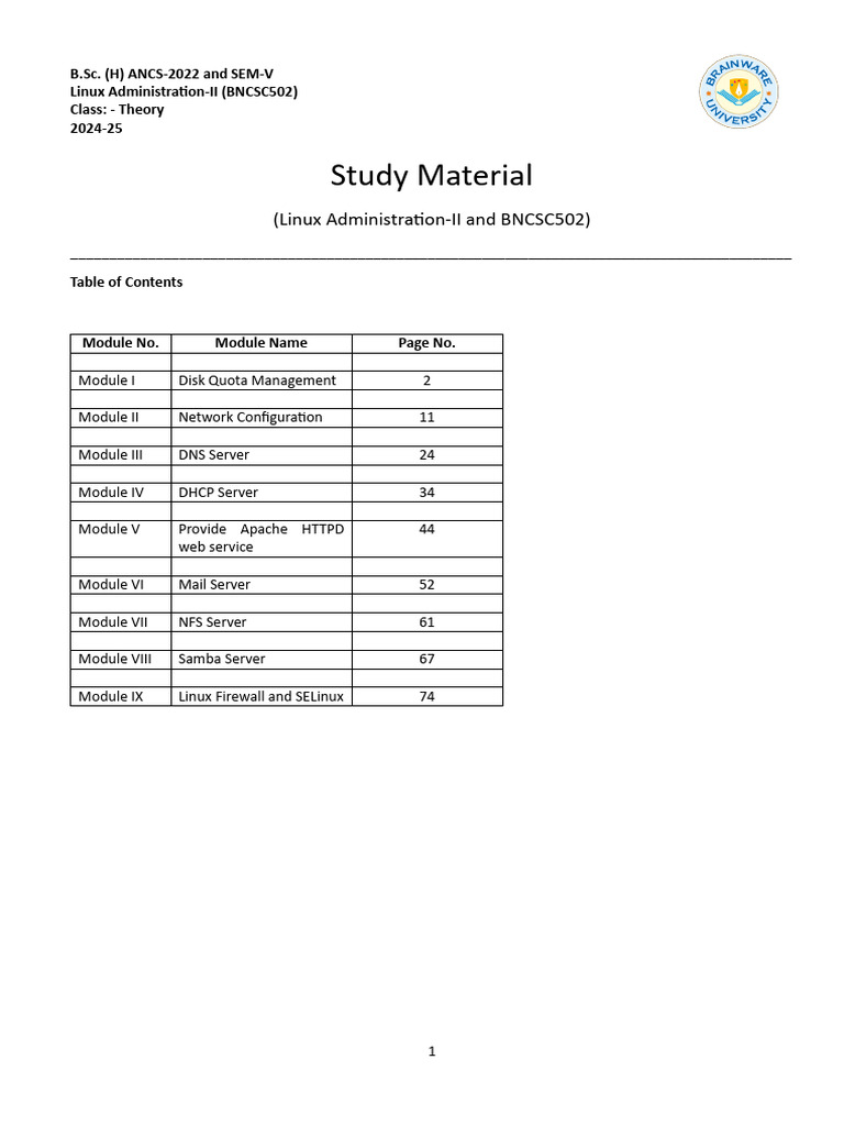 684 BNCSC502 | PDF | Computer Network | Osi Model