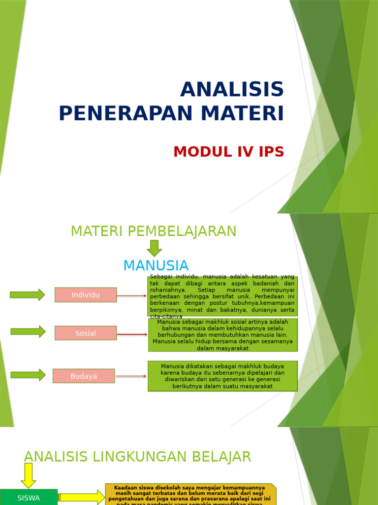Analisis Penerapan Materi Ips | PDF | Karier & Perkembangan | Kesehatan Holistik