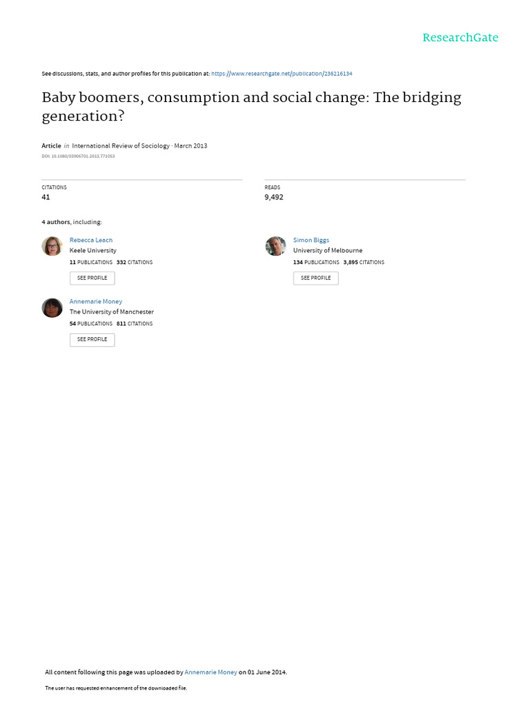 Boomers | PDF | Baby Boomers | Data