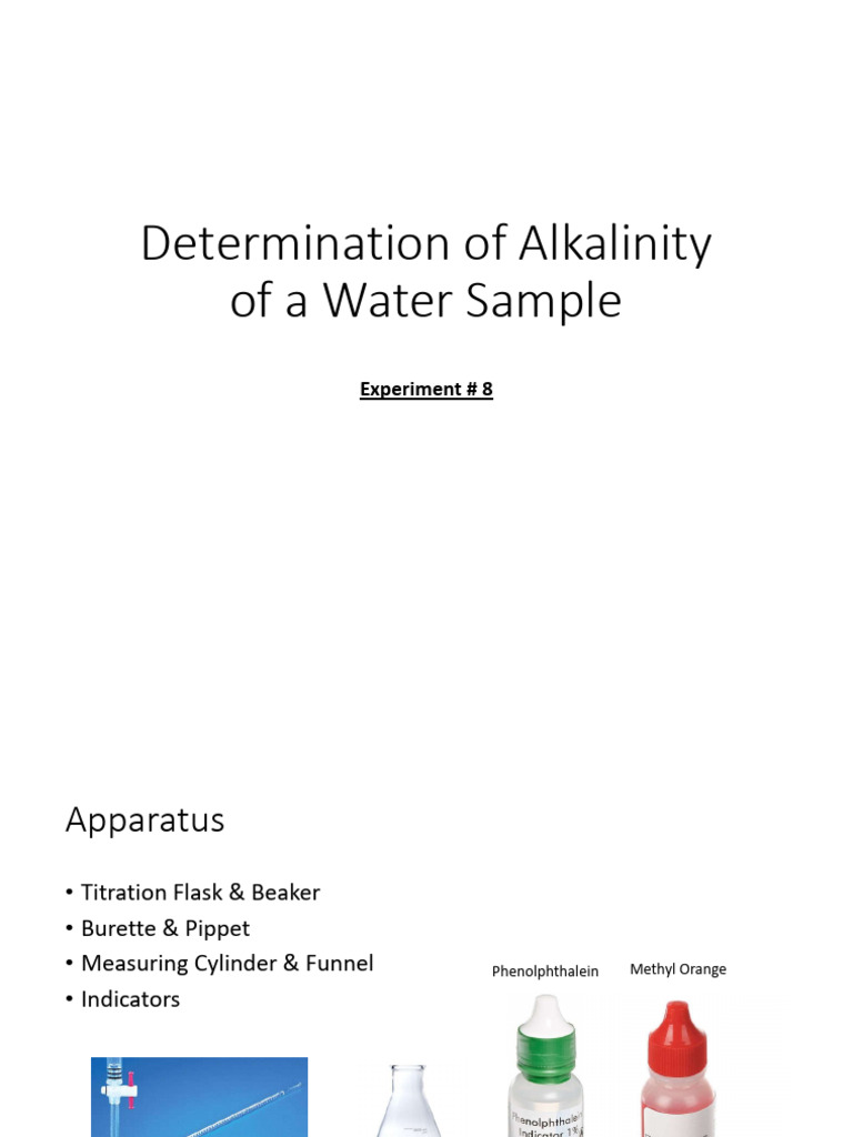 Alkalinity Testing of Water Samples | PDF
