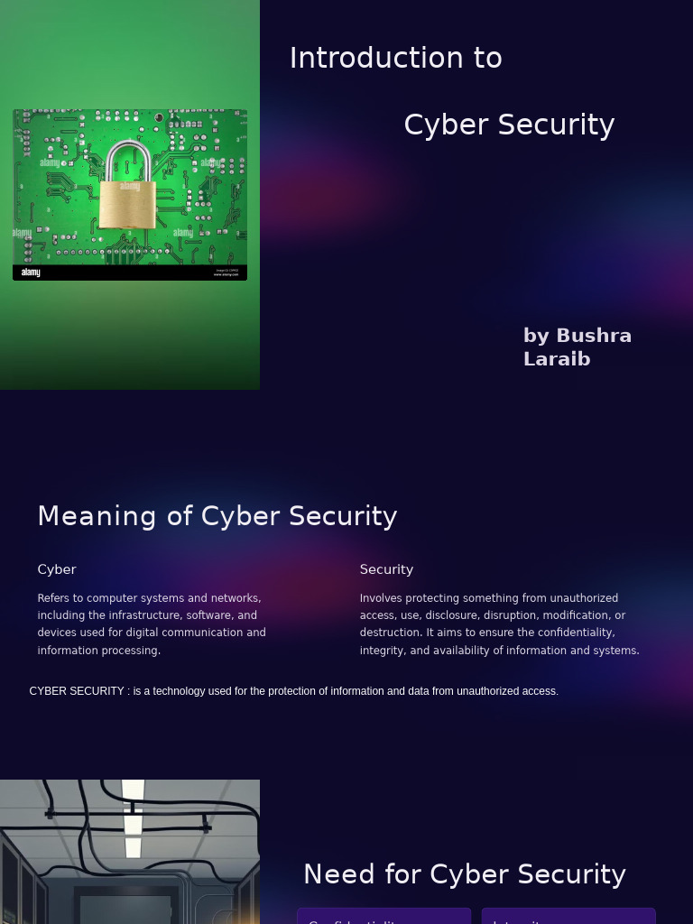Intro To Cyber Security | PDF | Computers