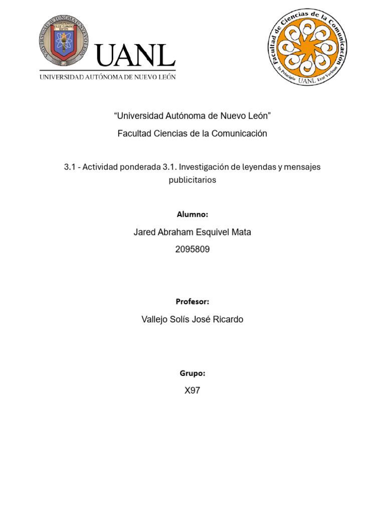 Act 3.1 Jared Esquivel X97 | PDF | Publicidad | Medicamentos con receta