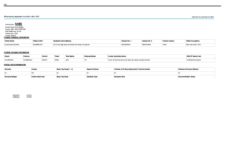The Punjab Educational Endowment Fund (PEEF) | PDF