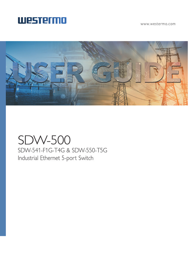 Westermo - Ug - 6644 2240 - SDW 541 f1g t4g - SDW 550 t5g - Revi | PDF ...