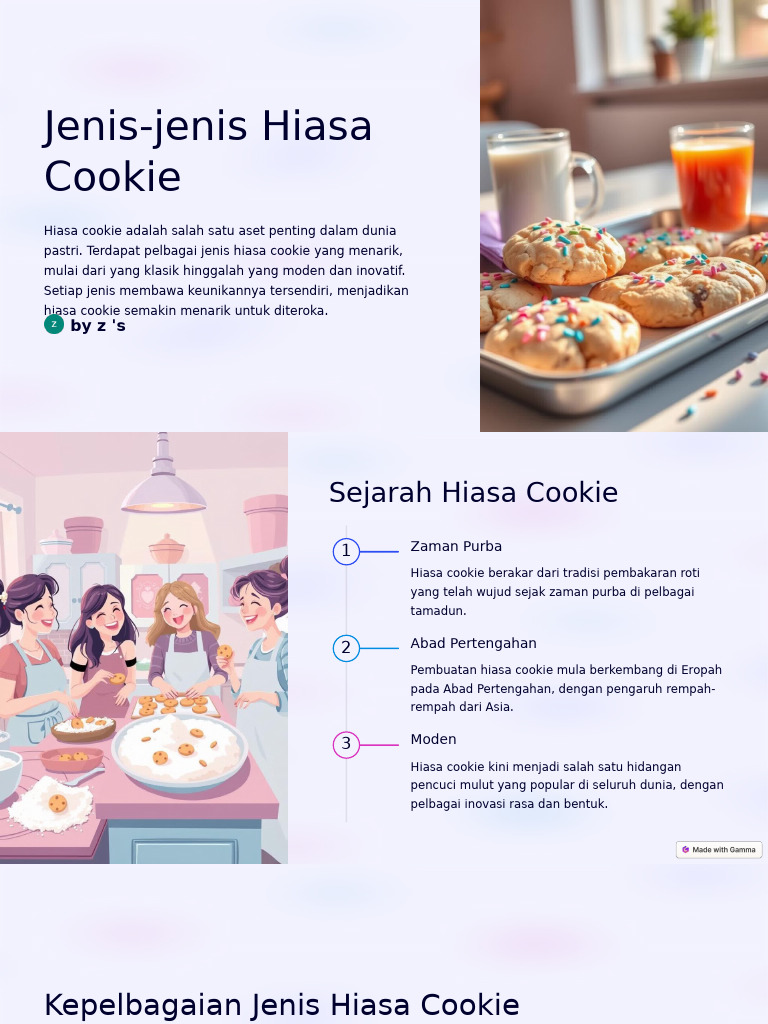Jenis Jenis Hiasa Cookie | PDF | Griya & Taman | Kesehatan Holistik