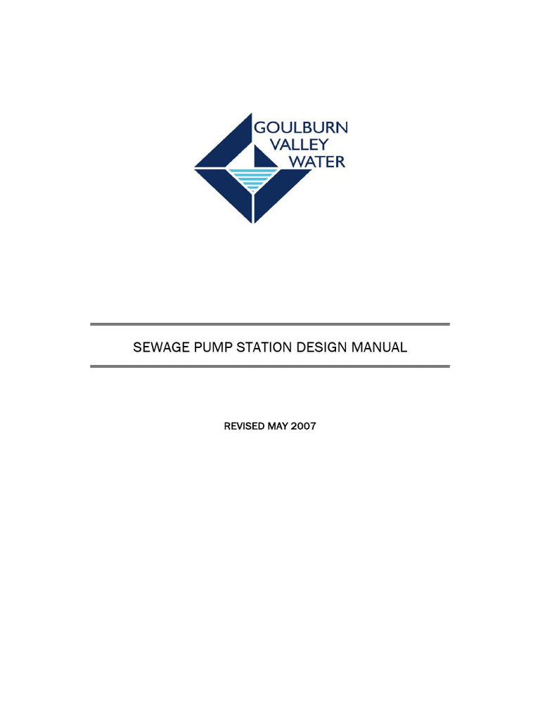 Sewagepump Station Manual | PDF | Pumping Station | Pump