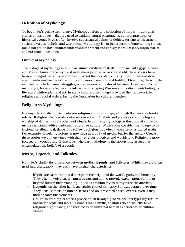 Script of Mythology Presenttation | PDF | Supernatural | Deities