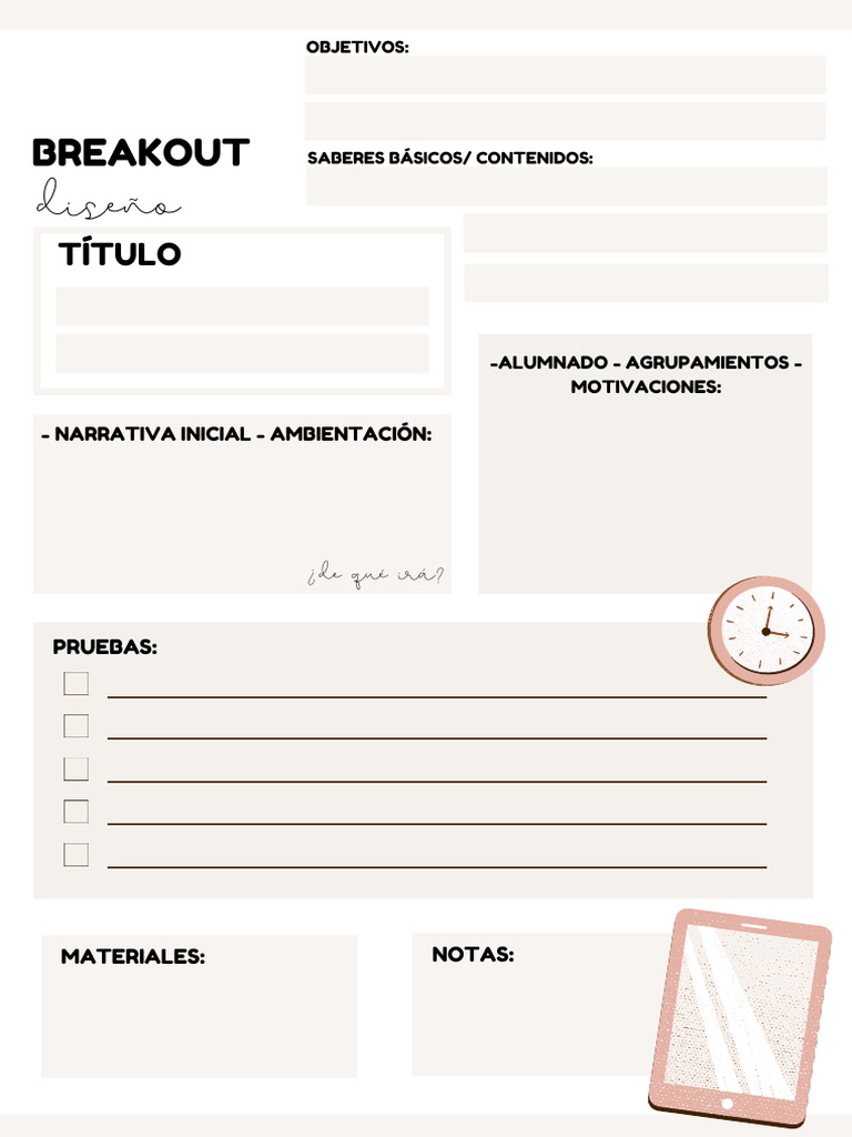 Plantilla Breakout PDF | PDF