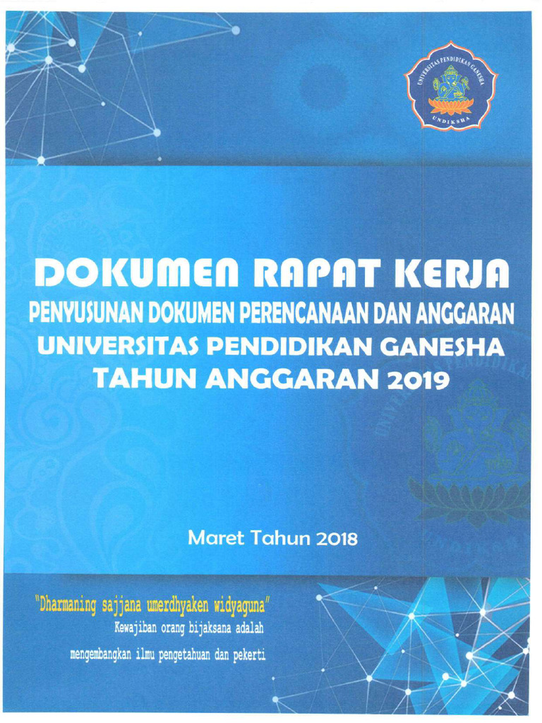 Dokumen Raker Ta 2019 | PDF