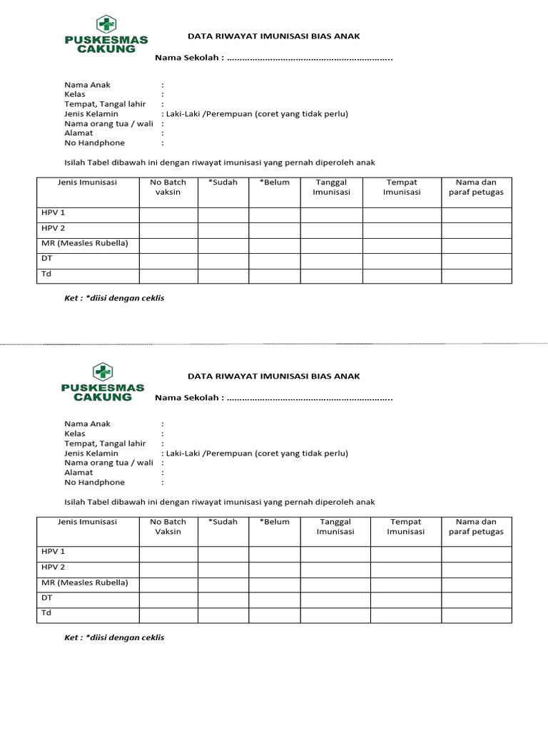 Kartu BIAS Anak - 2024 | PDF | Hukum