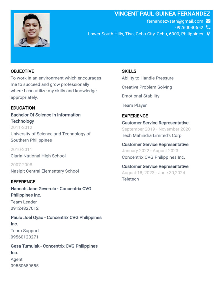 My Updated Resume | PDF