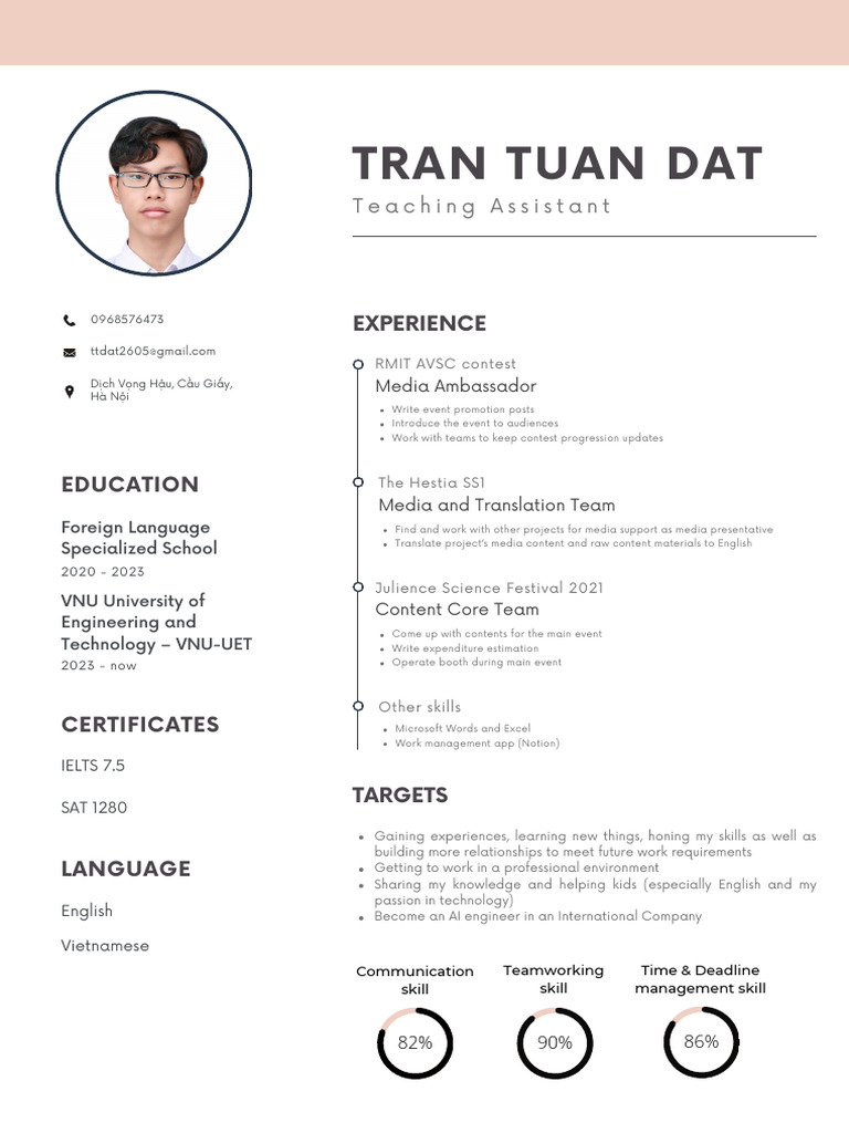 Tran Tuan Dat: Experience | PDF | Art