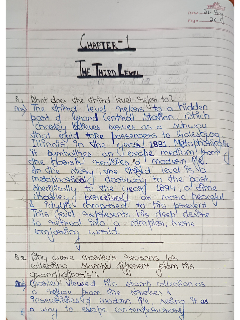 The Third Level (English) | PDF