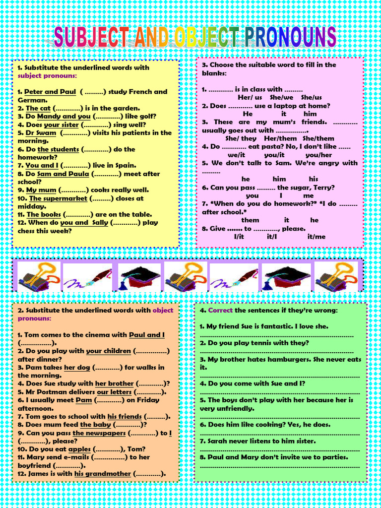 Subject Pronouns | PDF