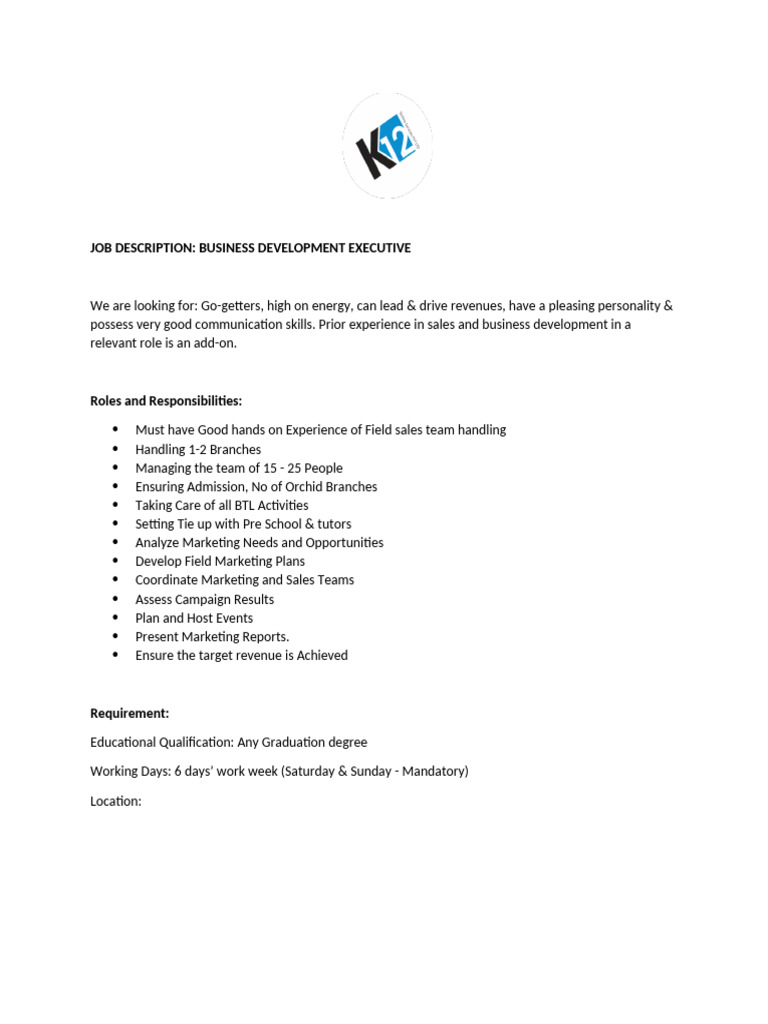 BDM JD | PDF | Business | Self-Improvement