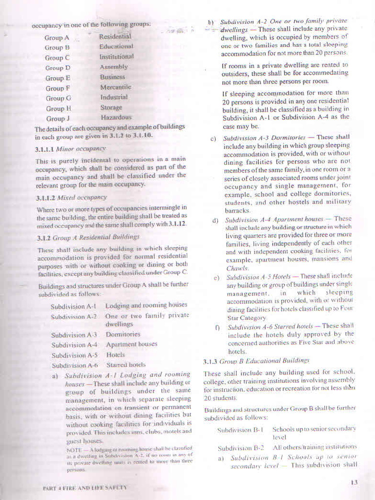 Occupancy&table 7 | PDF