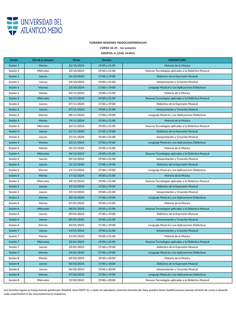Calendario MÚSICA | PDF | Las artes escénicas | Entretenimiento