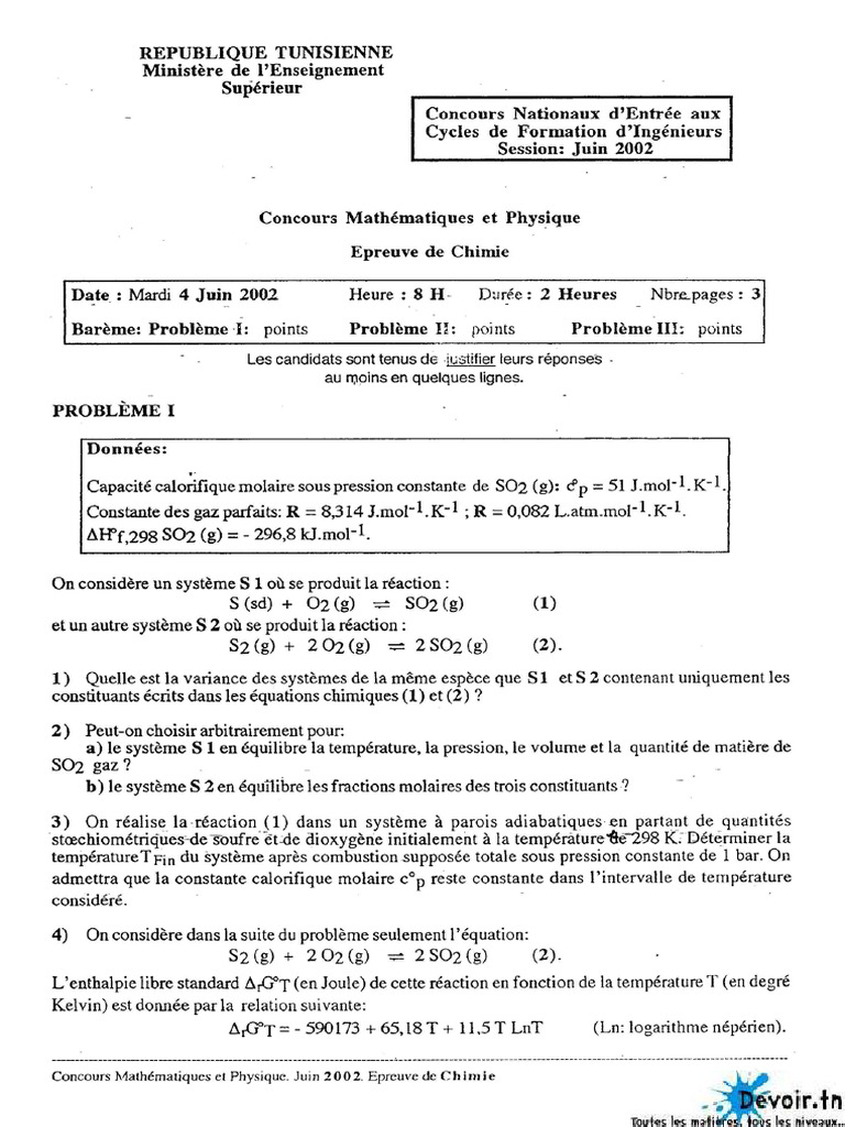 Concour 2002 - 2 | PDF