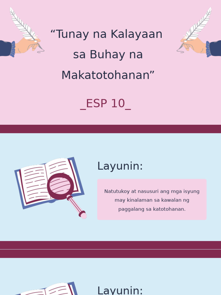 Aralin 14 - Tunay Na Kalayaan Sa Buhay Na Makatotohanan | PDF