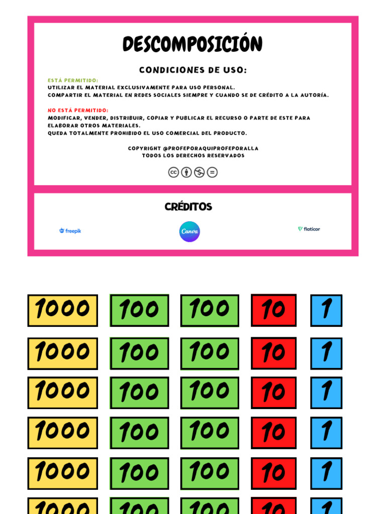 Descomposición de Números | PDF | Bienestar